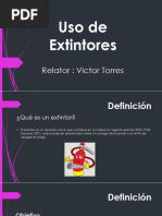 Charla de Seguridad de Cinco Minutos - Uso Del Extintor - 2024 | PDF