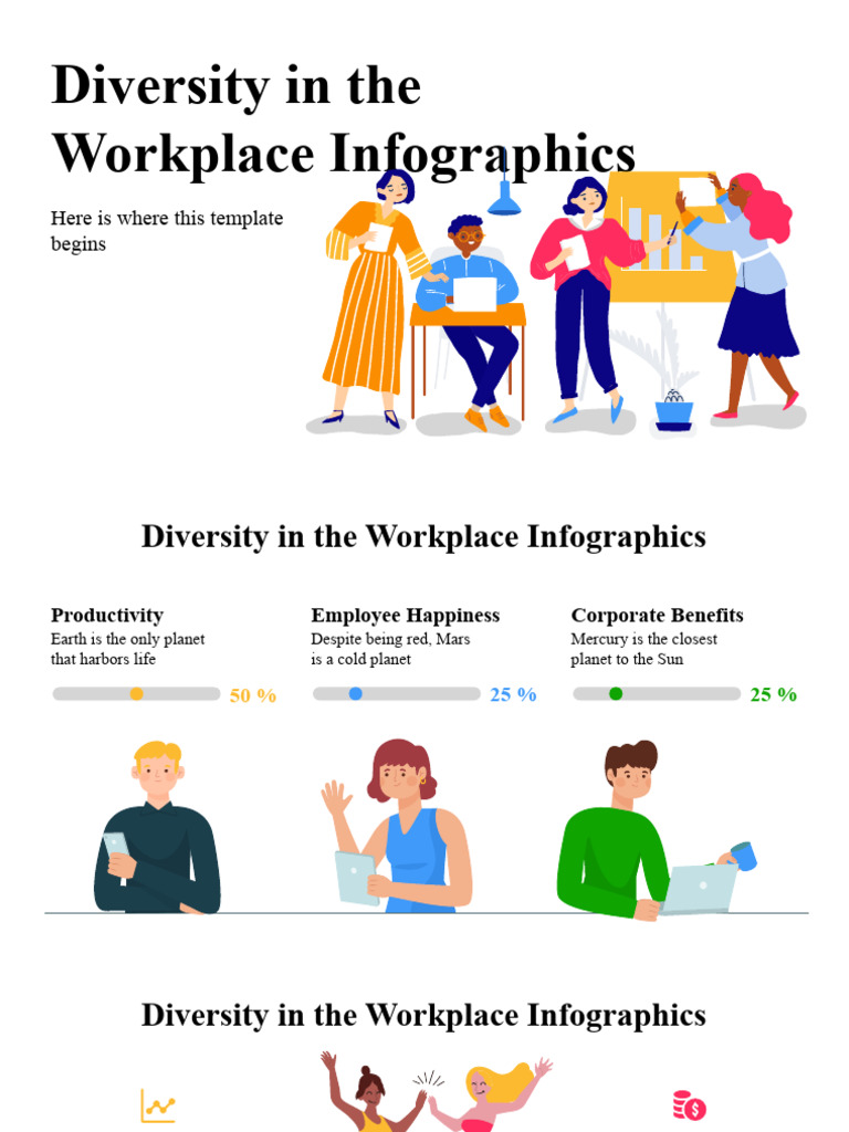 Diversity in The Workplace Infographics by Slidesgo | PDF | Planets ...