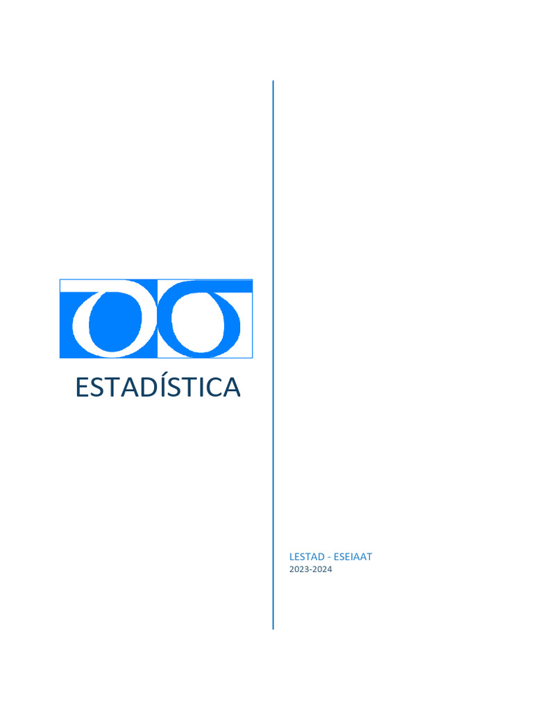 0.-Apunts Estadistica | PDF