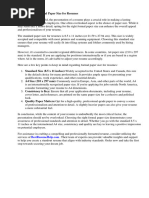 Standard Resume Sizes Explained | PDF | Résumé | Typefaces