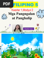 Module 6 - Panghalip Pamatlig | PDF