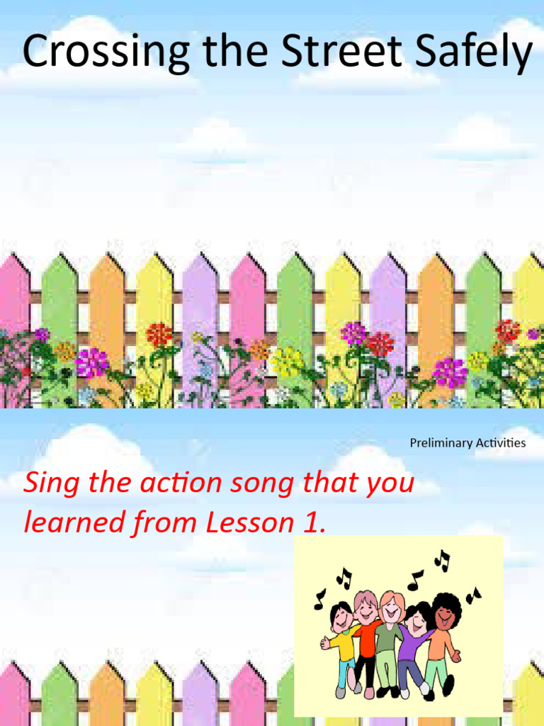 ENGLISH 3 PPT Q3 - Lesson 2 Crossing The Street Safely | PDF