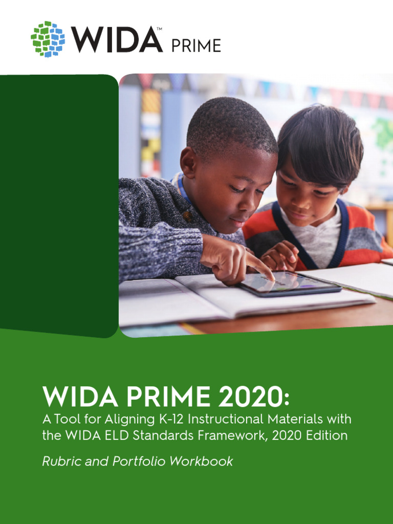 WIDA PRIME 2020 Rubric and Portfolio Workbook 1 | PDF | Rubric ...