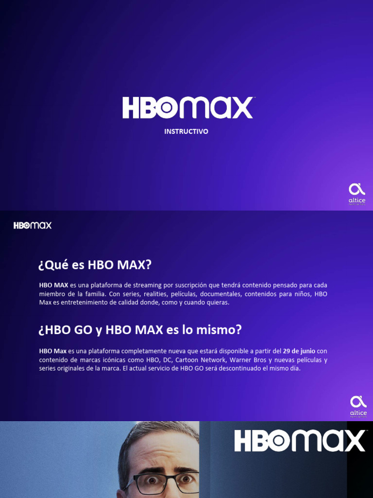 Instructivo de Registro HBO MAX Compressed 8fcbd79914 | PDF