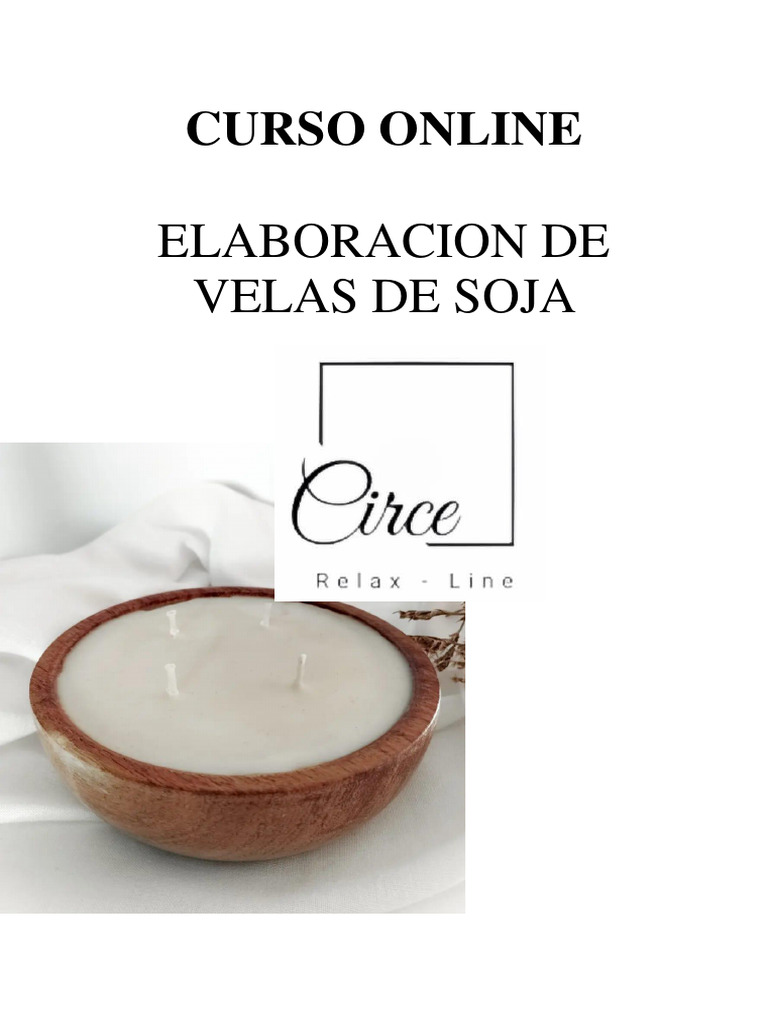 Curso de Velas de Soja Online | PDF | Vela | Perfume