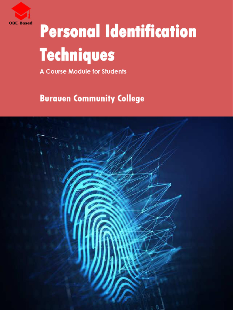 New Format Personal Identification Techniques Midterm Revised | PDF | Fingerprint | Hand