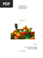 Lista de frutas de la A a la Z | PDF | Alimentos | Comida y bebida