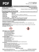 MSDS-Windex Glass Cleaner_131017 | PDF | Dangerous Goods | Safety