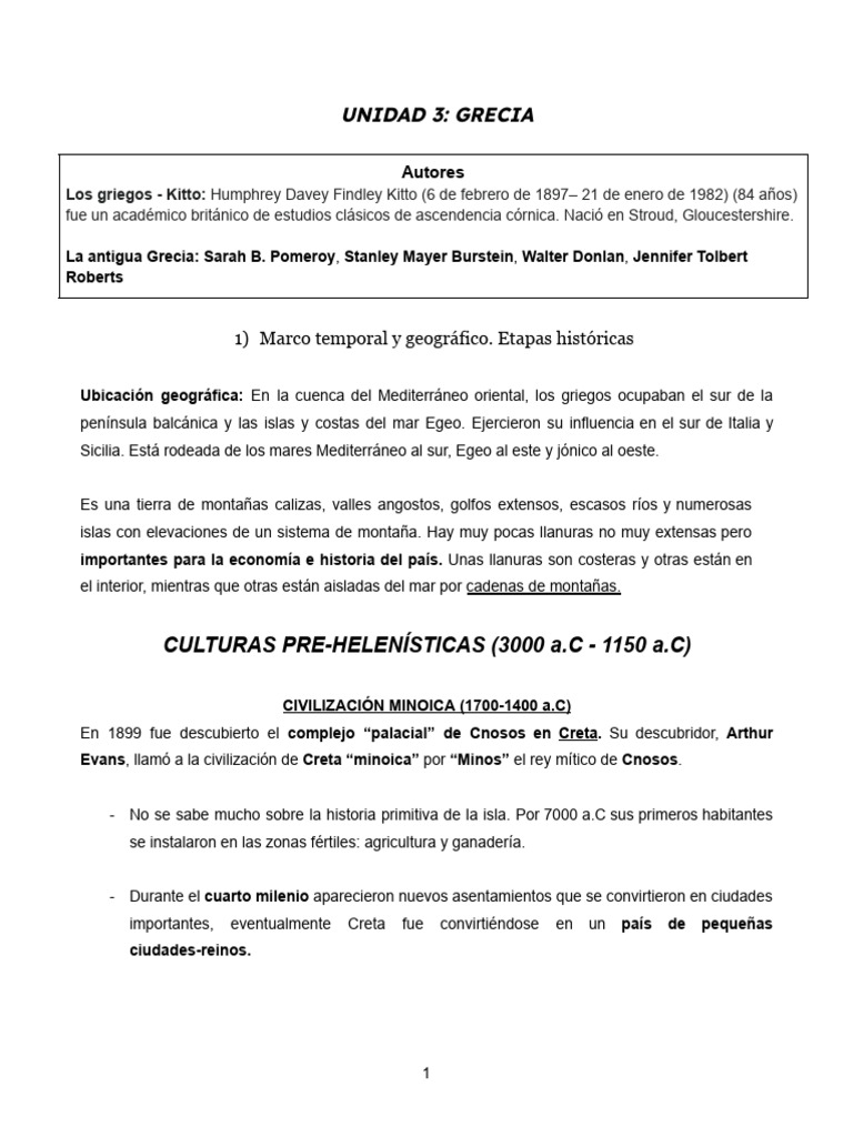 Grecia Resumido | PDF | Esparta | Antigua Grecia