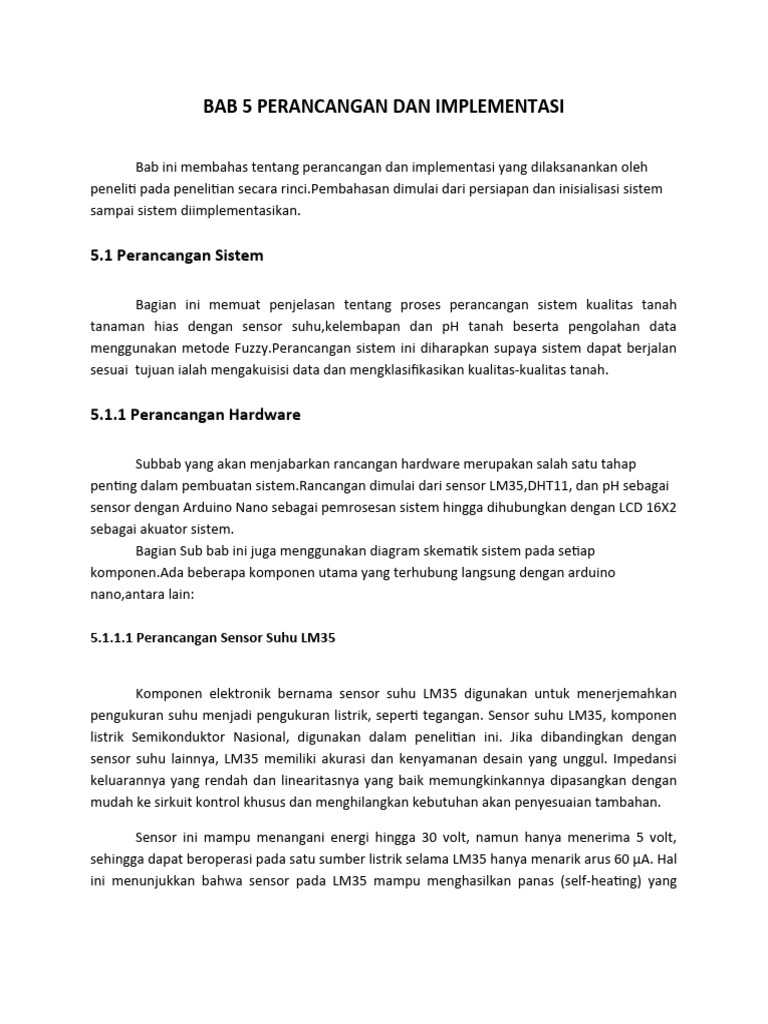 Perancangan Sistem Kualitas Tanah Hias | PDF | Sains & Matematika ...