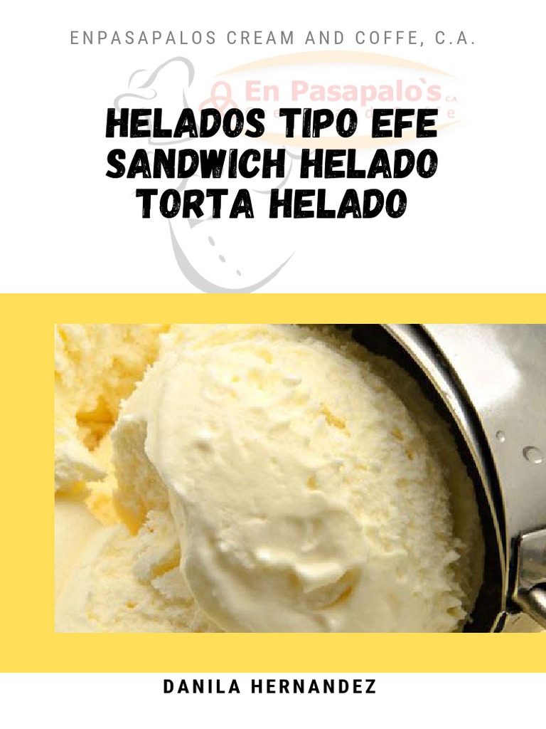 Recetas de Helados y Tortas EFE | PDF | Helado | Chocolate