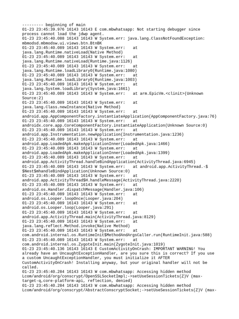 Logcat | PDF | Java (Programming Language) | Software Engineering