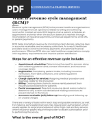 RCM Cycle in Medical Billing Explained | PDF