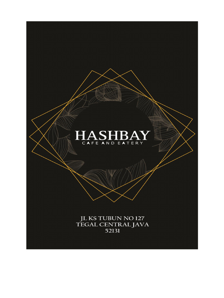 Hashbay Cafe and Eatery Menu . | PDF