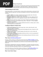 Formal & Informal Letter Writing (German) | PDF | Human Communication ...
