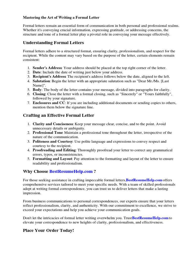 Spanish Formal Letter Writing Guide | PDF | Spanish Language | Proofreading