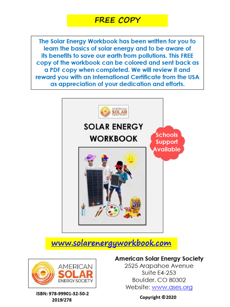ASES-Solar-Workbook | PDF | Photovoltaics | Photovoltaic System