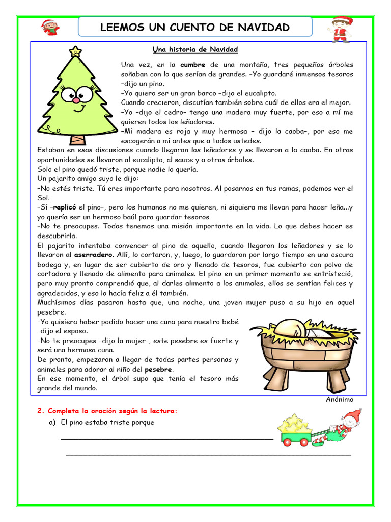 Cuento de Navidad para Niños | PDF | Hogar, jardinería y bricolaje