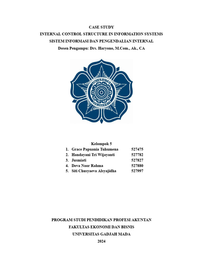 Kelompok 5_Tugas Case Study SPI | PDF | Accounts Payable | Supply Chain Management