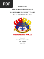 Makalah HARDWARE DAN SOFTWARE | PDF | Komputer