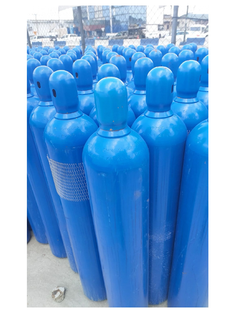 40 Liters Gas Cylinder Bottles + Safety Caps | PDF