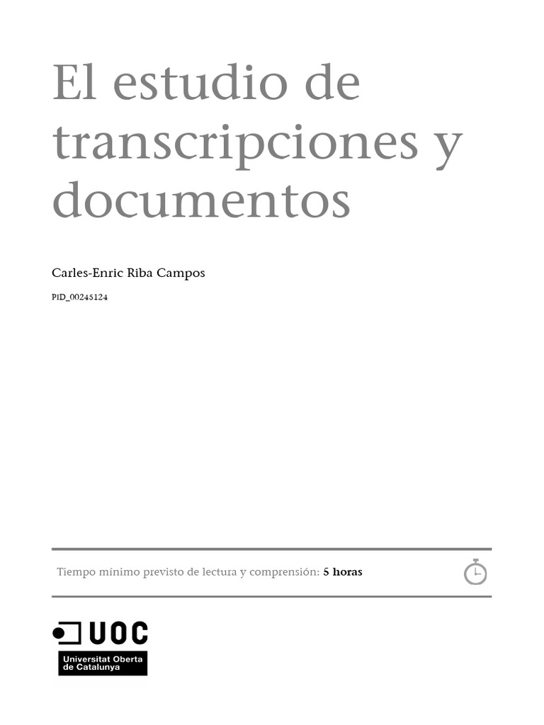 Ana¿lisis de Datos en La Administracio¿n Pu¿blica II - Mo¿dulo10 - El Estudio de Transcripciones ...