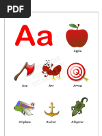 Aa Apple Alligator Ant Ax | PDF