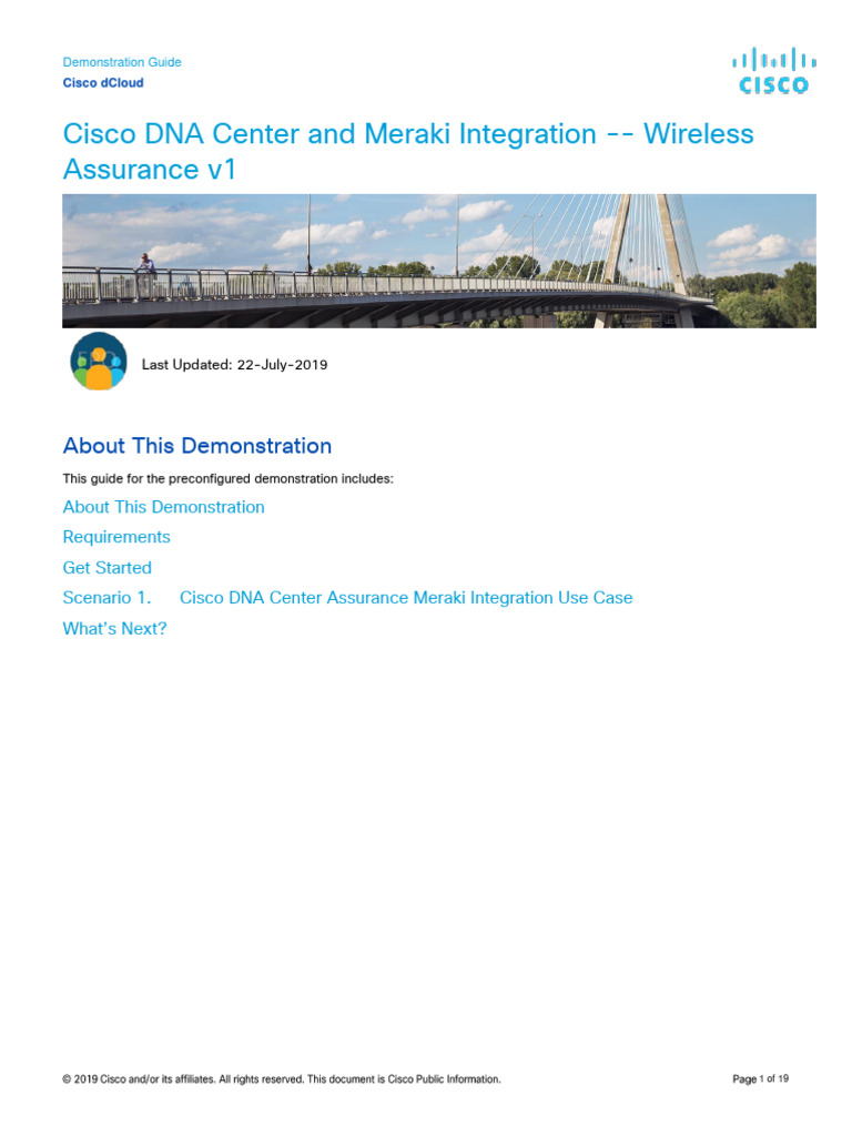 Cisco Dna Center Wireless Assurance Cisco Dna Live Final Pdf I Cloud Wireless Network