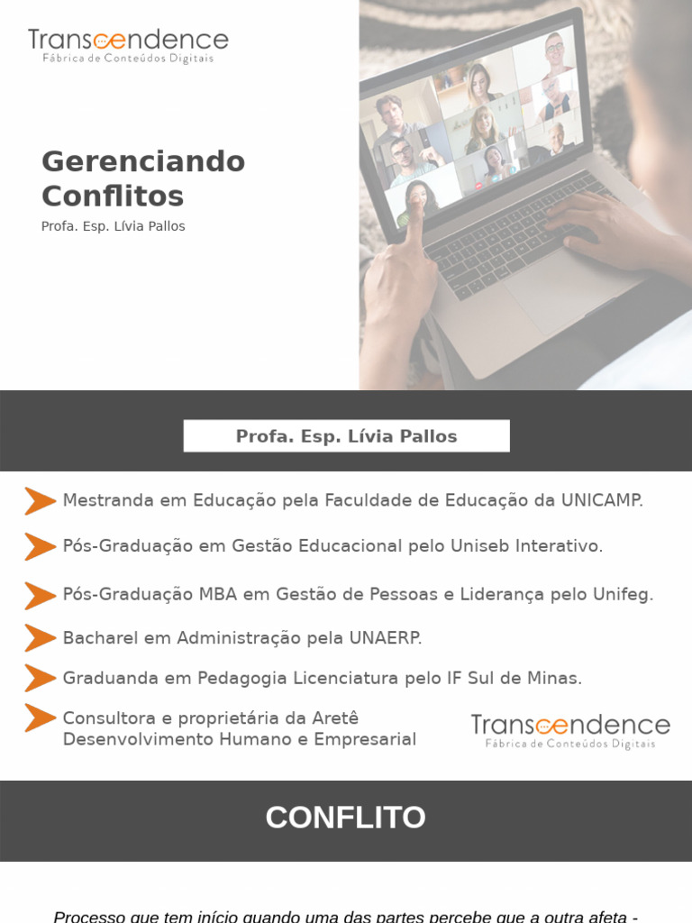Gerenciando Conflitos - Apresentação | PDF | Conflito (processo ... Gerenciando Conflitos - Apresentação | PDF | Conflito (processo ...