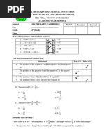 2022 MATHCOUNTS National Competition Results Answer Booklet 1 | PDF | Area | Triangle