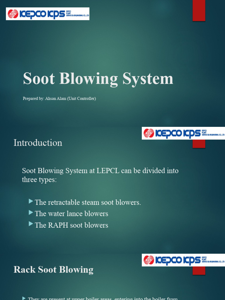 Soot Blowing System | PDF | Boiler | Valve