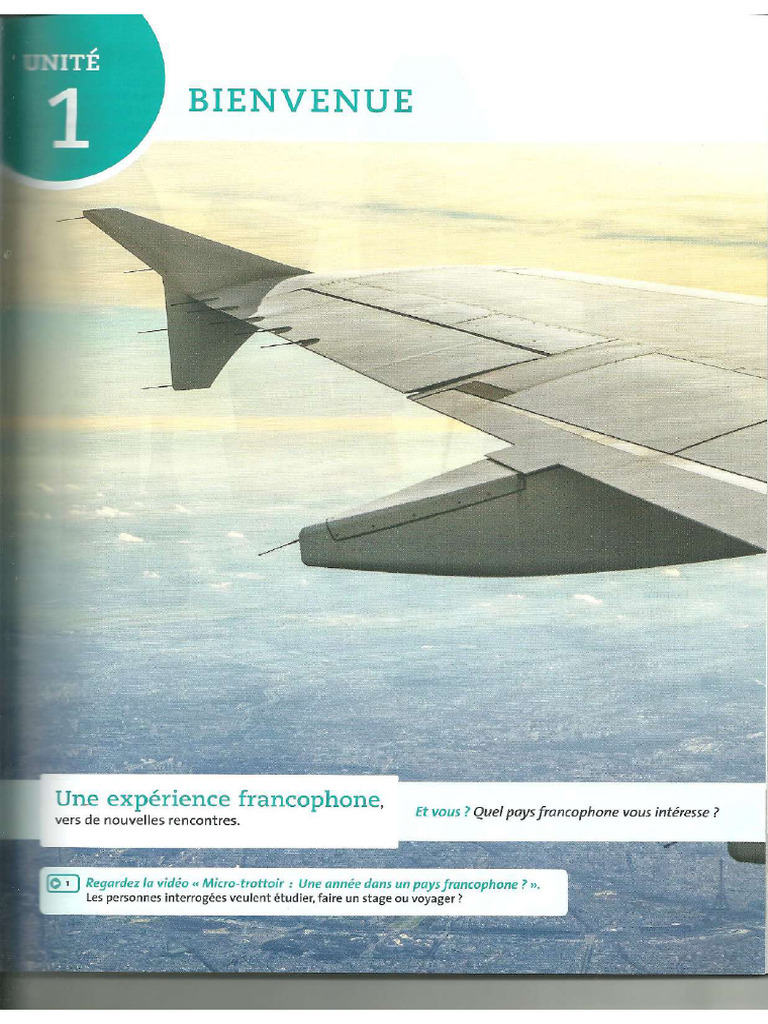 Unite 1 - Niveau 1 | PDF