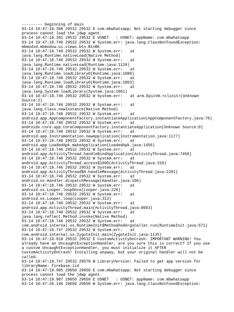 Logcat | PDF | Java (Programming Language) | Computer File