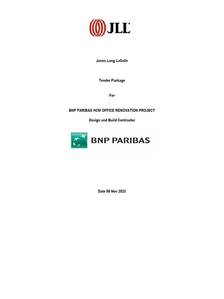 02 BNPP HCM - RFP For DC Tender Package | PDF | Value Added Tax | Insurance