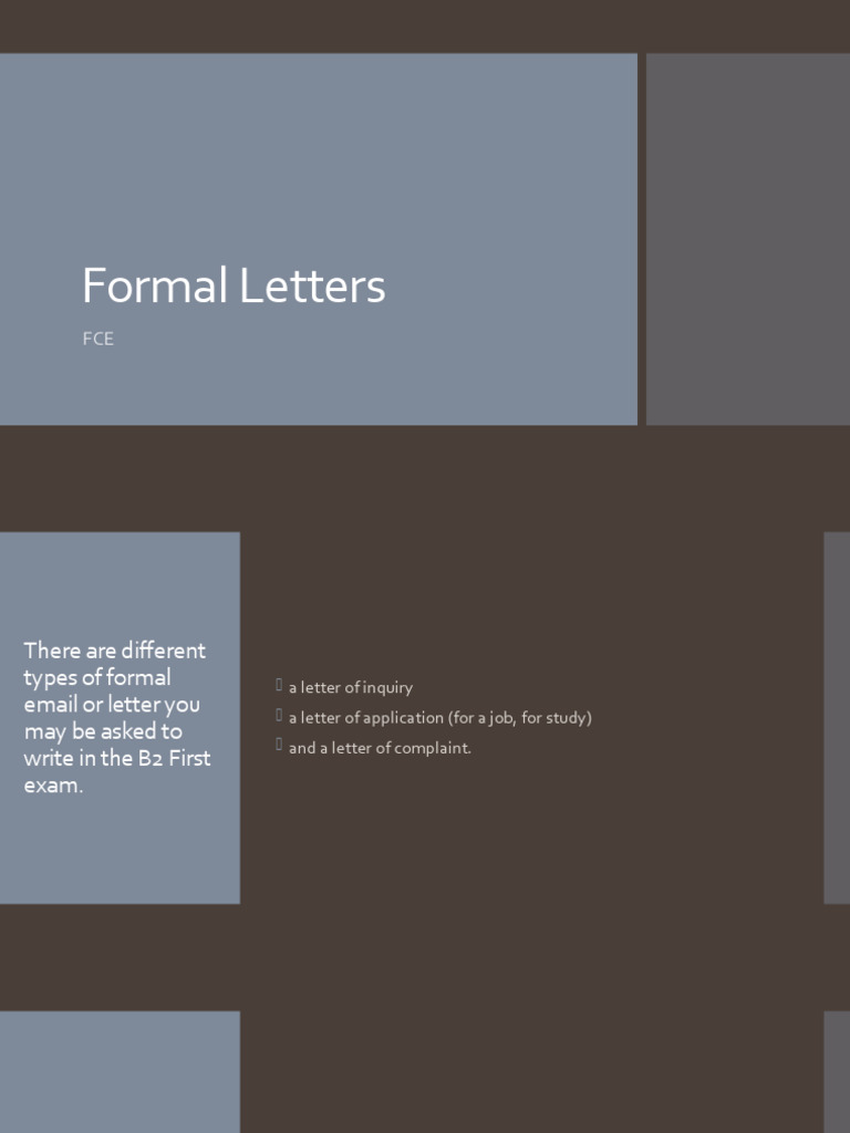 Formal Letters | PDF | Syntax | Grammar