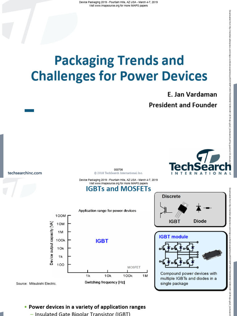 Packaging Trends and Challenges For Power Devices | PDF | Transistor ...