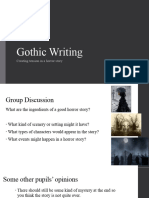 Gothic Writing Word Bank | PDF