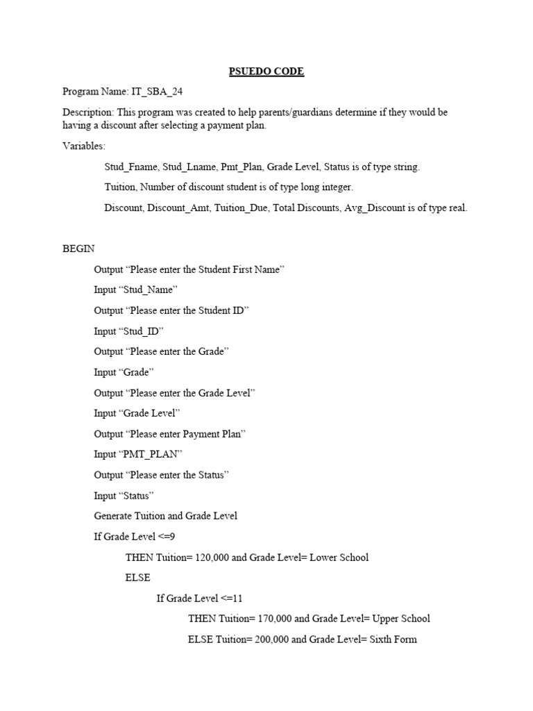 Psuedo Code | Download Free PDF | Software Engineering | Theoretical Computer Science