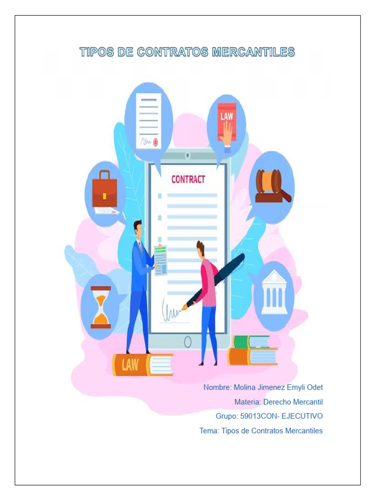 Tipos de Contratos Mercantiles | PDF | Business | Economias