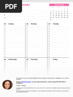 Onenote Weekly Planner Template | PDF