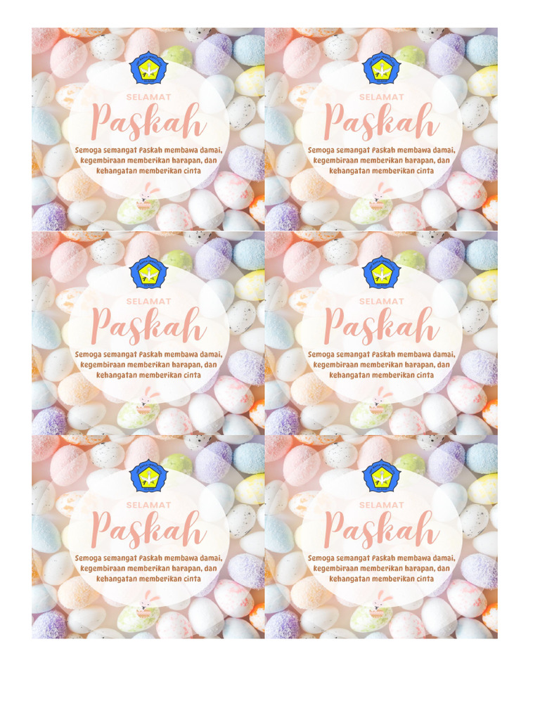 Ucapan Paskah | PDF