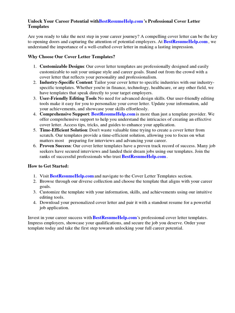 Cover Letter Template Government | PDF | Résumé | Http Cookie