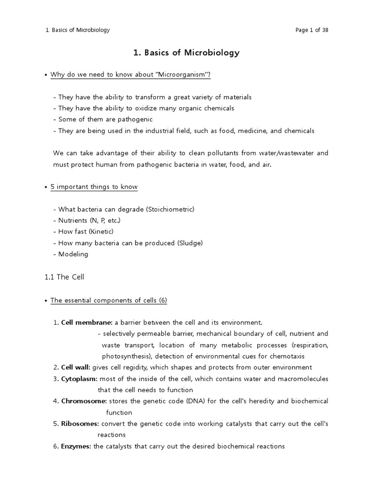 Basics of Microbiology | PDF | Cofactor (Biochemistry) | Diet & Nutrition