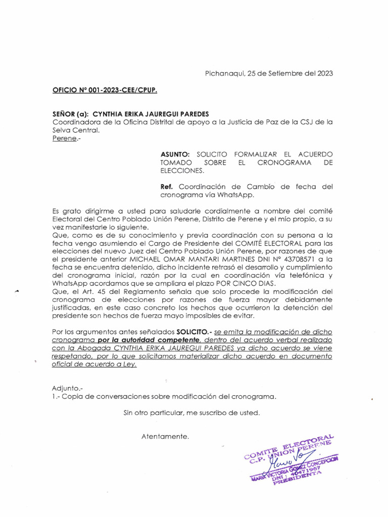 Carta a Doctora | PDF
