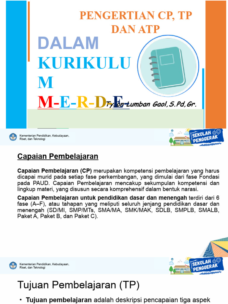 Pengertian Cp Tp Dan Atp Pdf