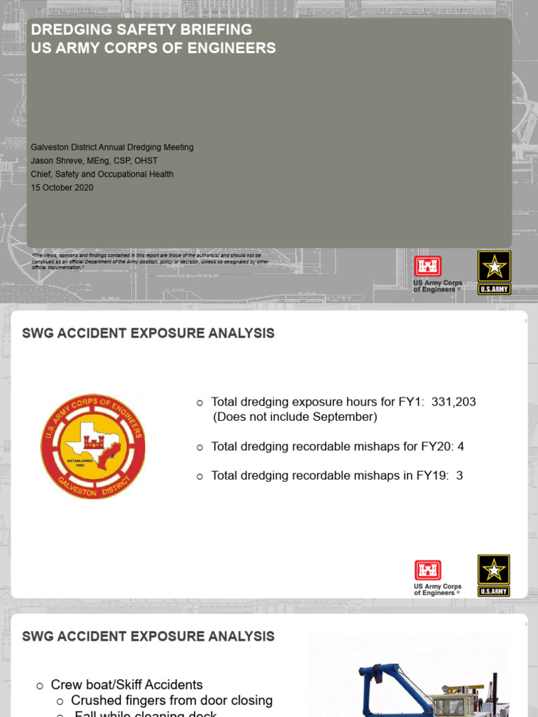 004 Galveston District Safety Briefing | PDF | Occupational Safety And ...