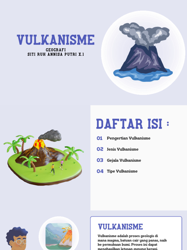 Vulkanisme Geografi | PDF | Sains & Matematika