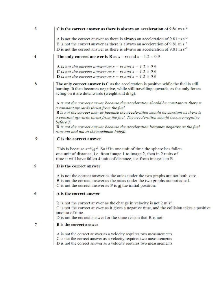 Kinematics Solutions Pdf