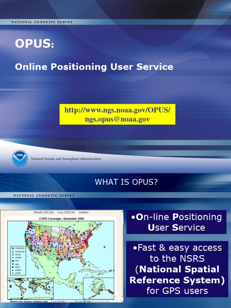 OPUSOnline Positioning User Service | PDF | Metadata | Geographic ...