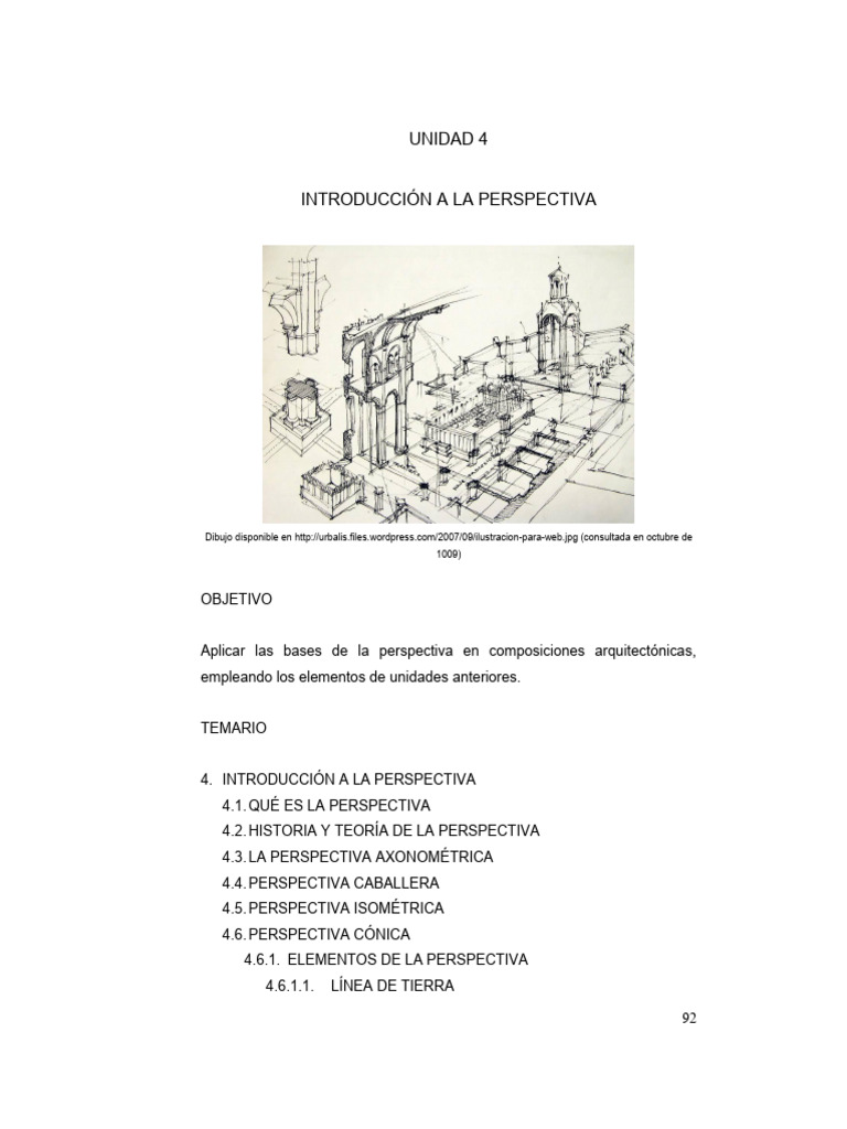 La Perspectiva | PDF | Perspectiva (Gráfica) | Horizonte